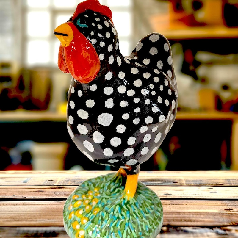 Paper Mache Chickens - Etsy