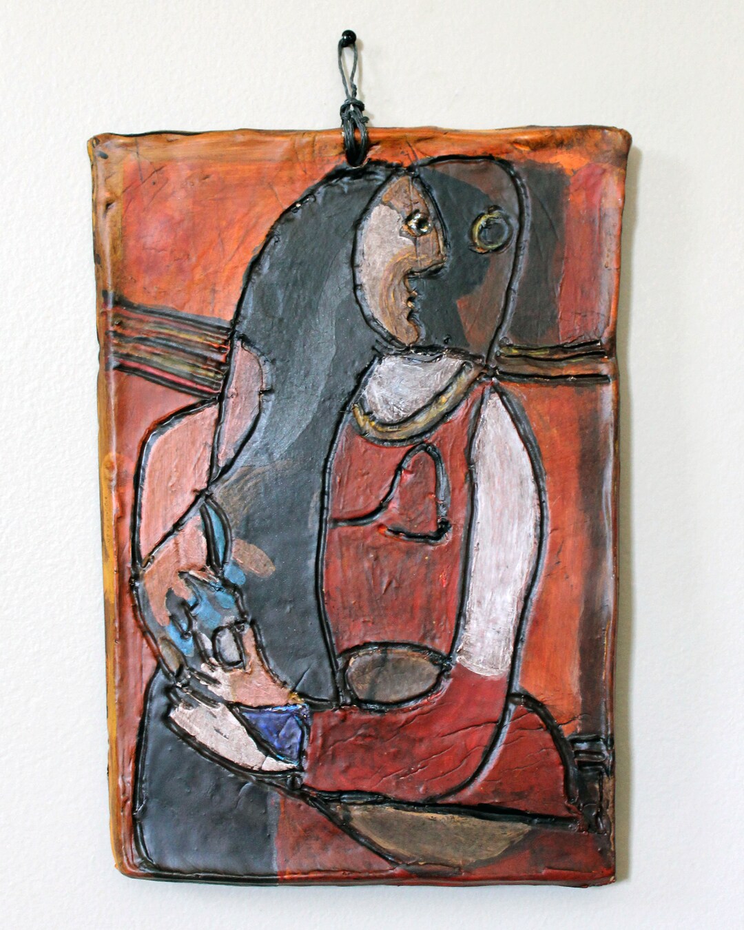 Ceramic Wall Art - Picasso - Sitting Woman 1928 (reproduction) - Etsy