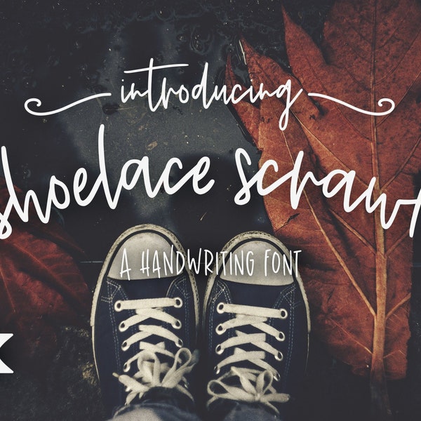 Shoelace Font - Etsy