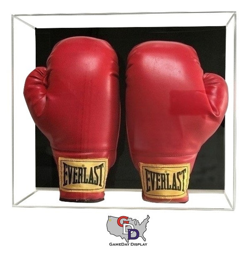 Acrylic Wall Mount Double Boxing Glove Display Case by Gameday - Etsy