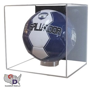 Acrylic Wall Mount Soccer Ball Display Case by Gameday Display - Etsy