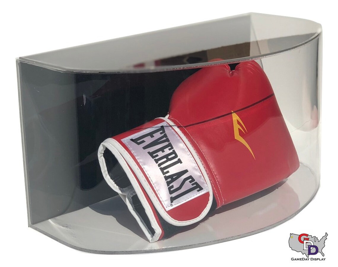 Curved Acrylic Wall Mount Boxing Glove Display Case by Gameday - Etsy