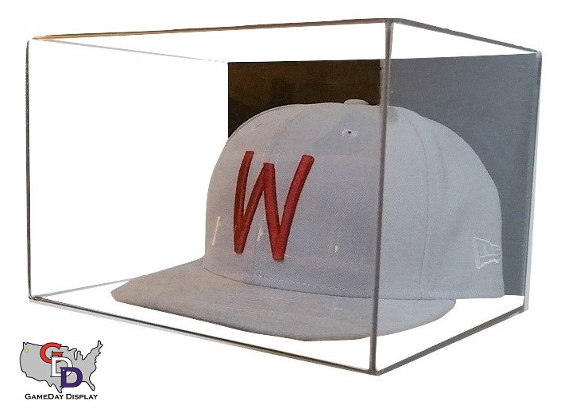 Wall Mount Acrylic Display Case Hat Cap Holder NFL NBA NCAA - Etsy