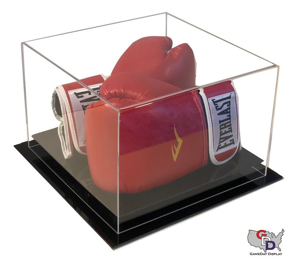 Acrylic Desk or Table Top Double Boxing Glove Display Case by Gameday ...