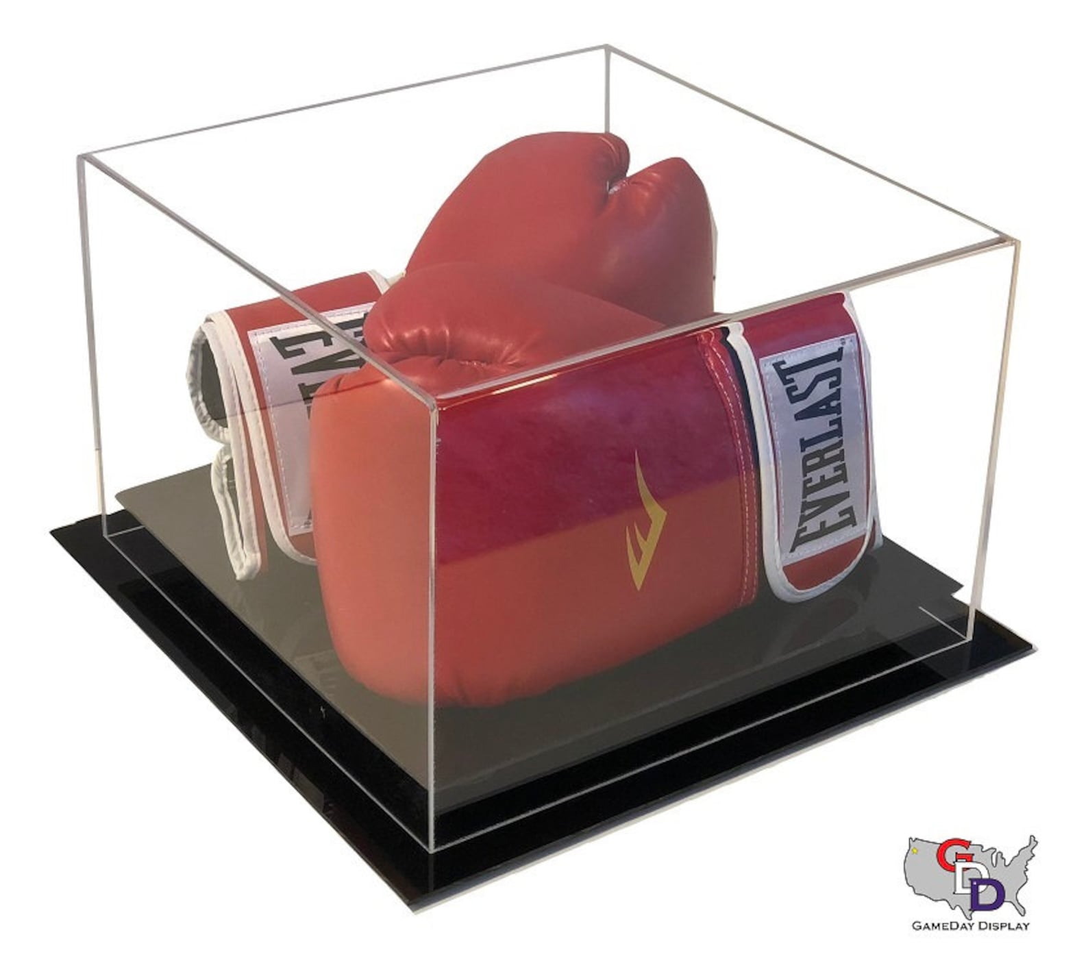 Acrylic Desk or Table Top Double Boxing Glove Display Case by - Etsy