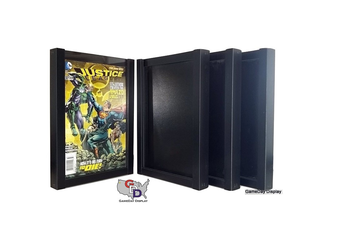 Comic Book MAGAZINE Display Frame Case Black Shadow BOX - Lot of 4 - Etsy