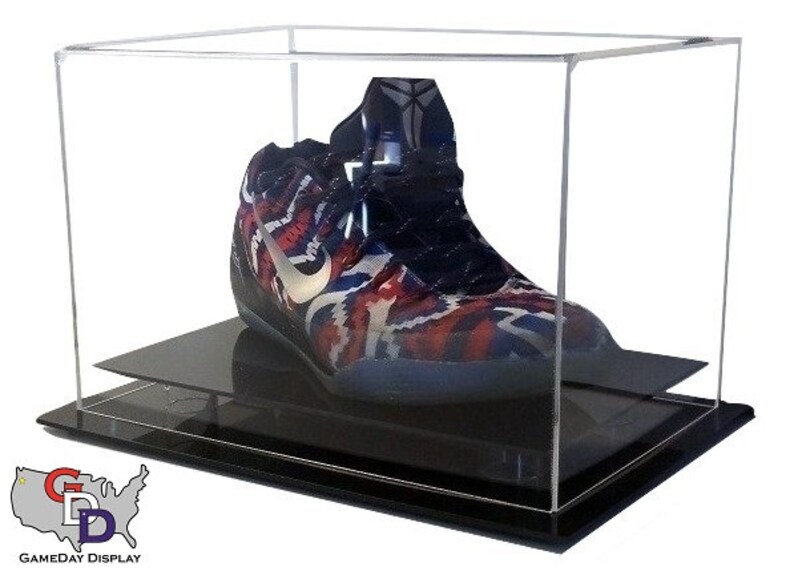 Desk or Counter Top Shoe Display Case Size 12 and Under by - Etsy