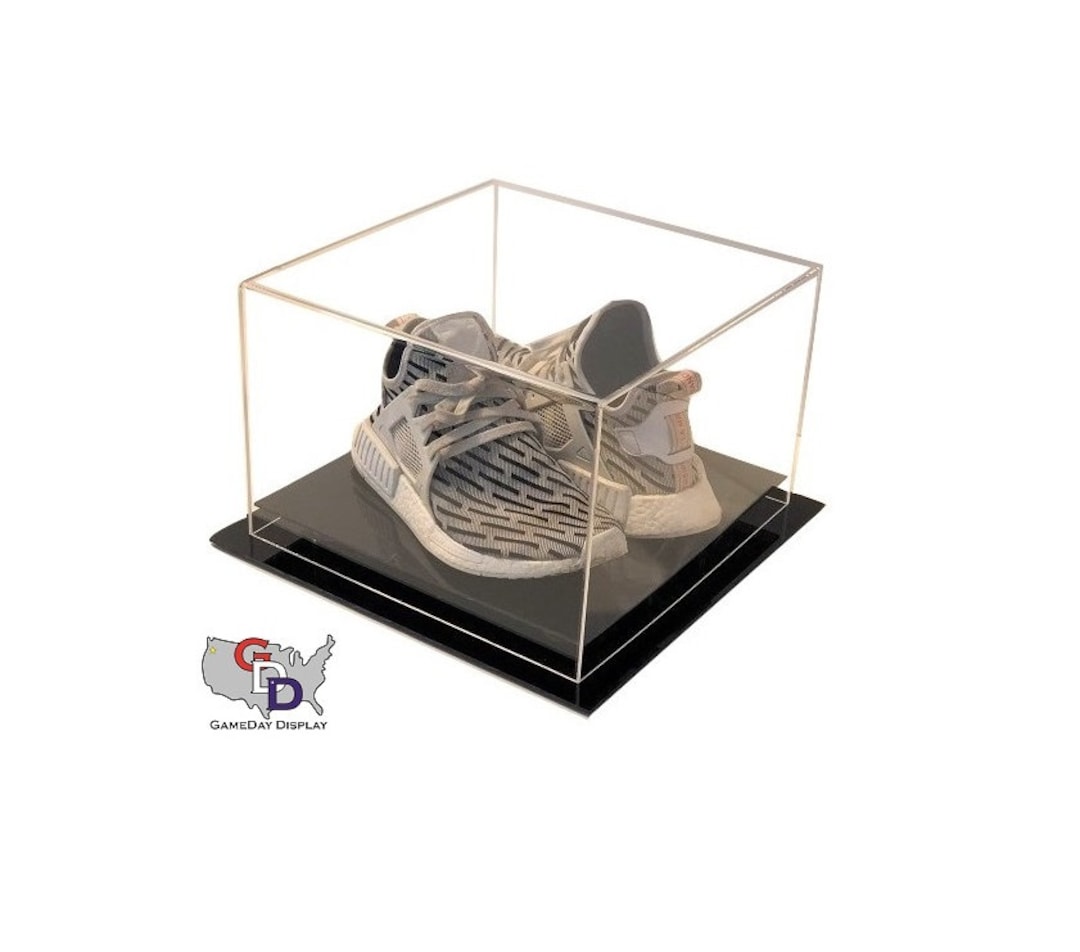 Desk or Counter Top Small Shoe Pair Display Case Size 11 and Under by ...