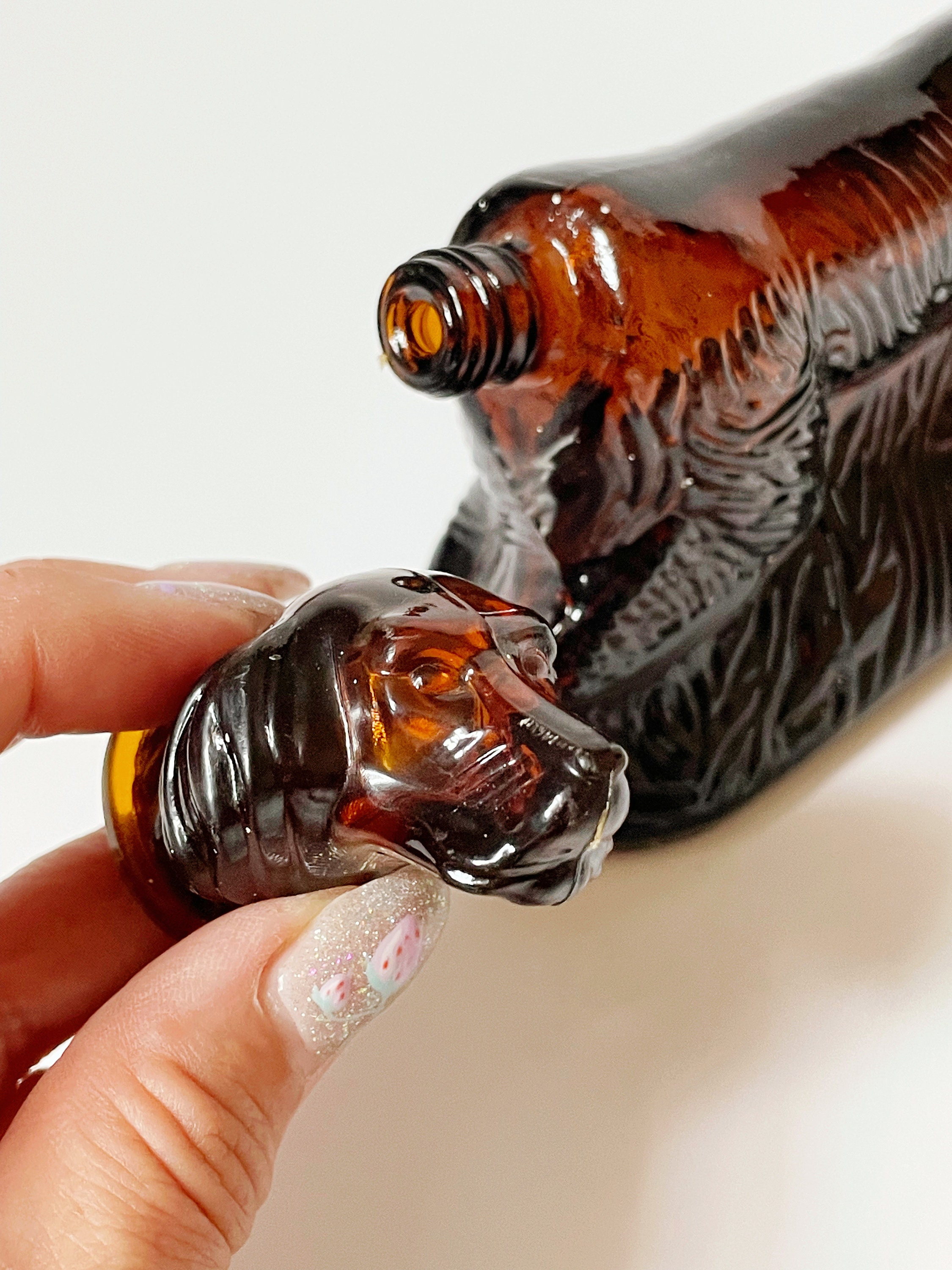 Vintage Avon at Point Dog Shaped Brown Glass Aftershave - Etsy