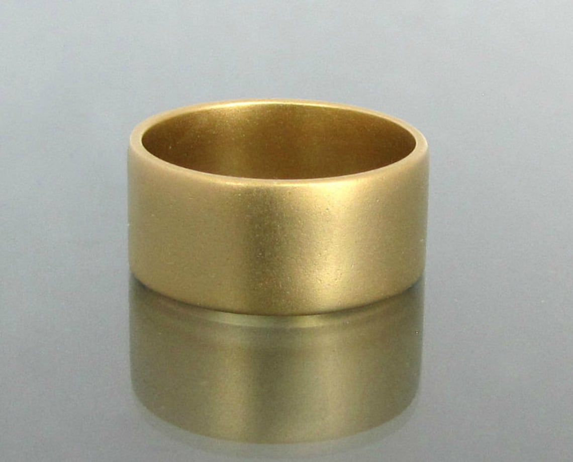 Wide Wedding Band Wedding Bands Women Wide Gold Ring Wide - Etsy