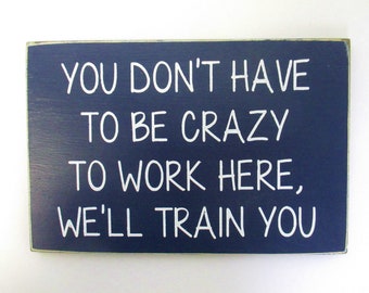 Funny work signs | Etsy