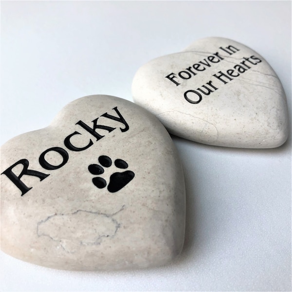 Pet Memorial Stones - Etsy