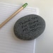 Thank You Rock! Paperweight Gratitude Gift - Rock Made of 100% Natural ...