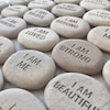 20+ Positivity Pebbles, Hand Painted Ceramic Stones - Etsy Canada