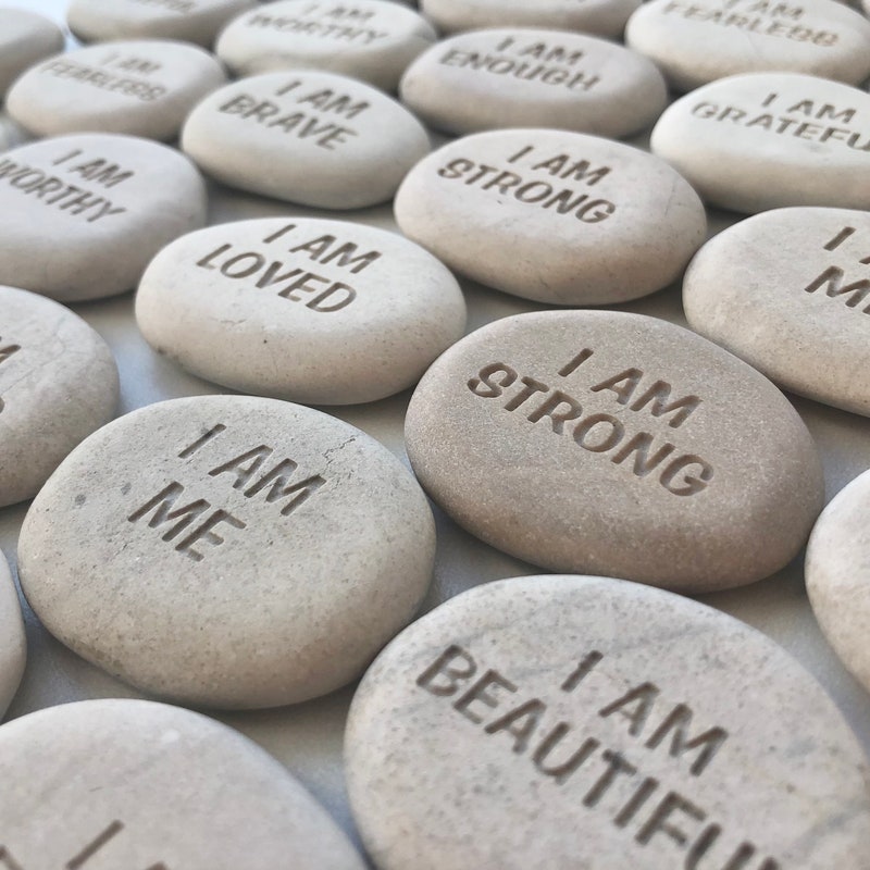 Message Stones - Etsy
