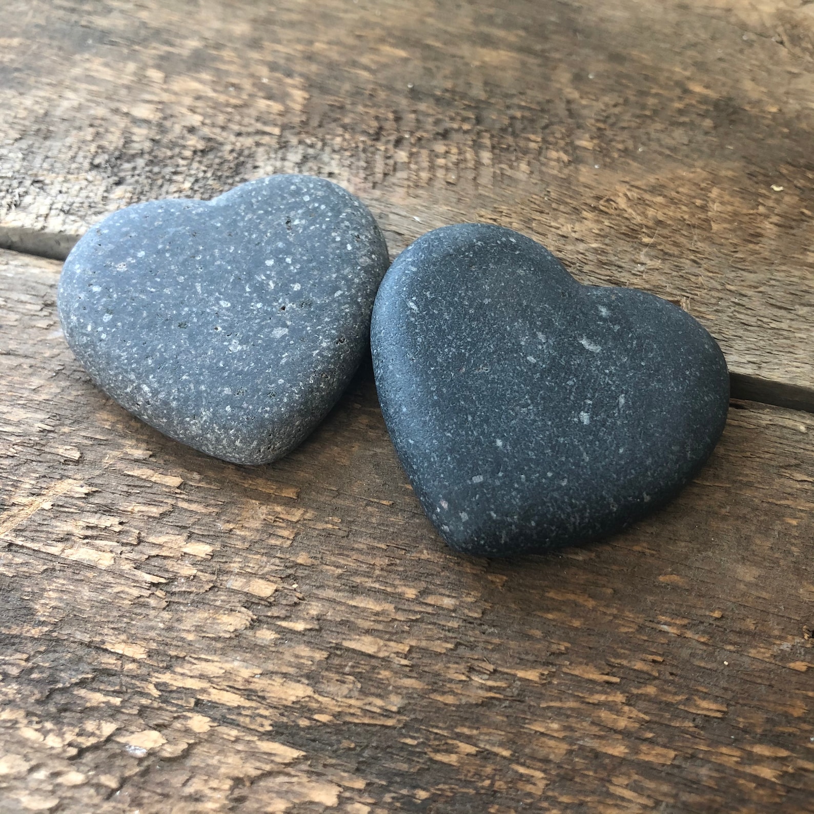 Heart Shape Rocks Hand-Cut Plain/Blank Heart Stones Great | Etsy