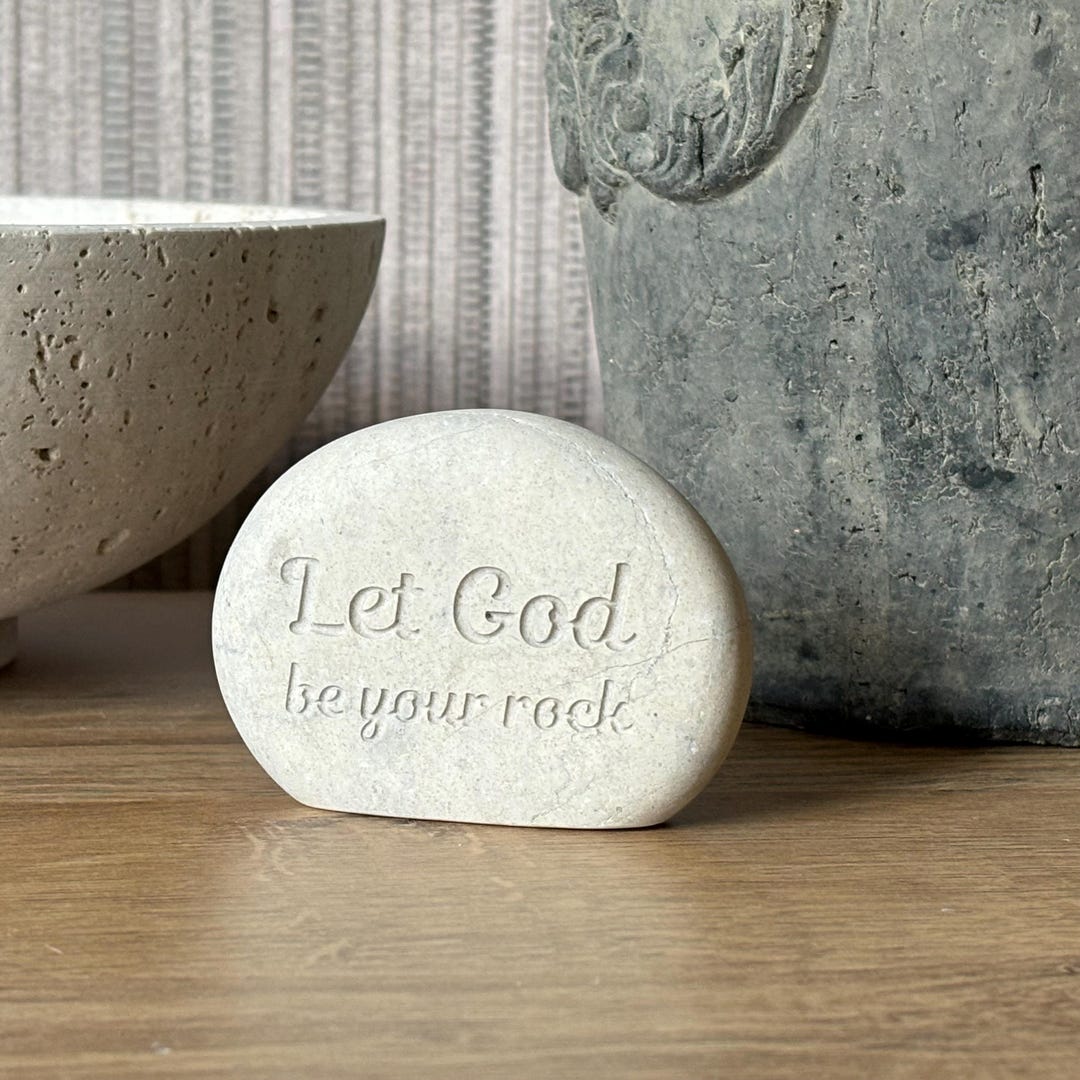Let God Be Your Rock Stone - Etsy
