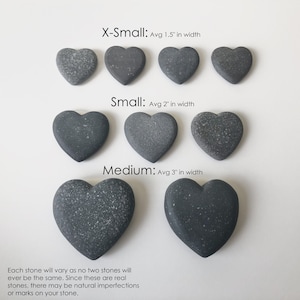 100% NATURAL, Real Heart Shape Rocks, Hand-cut Plain/blank Heart Stones ...