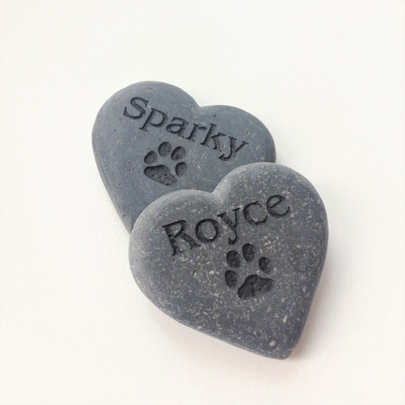 Pet Memorial Stones - Etsy