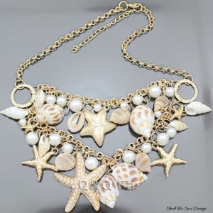 Beach Lover Coastal Inspired Jewelry Set - Bohemian Coastal Bib ...