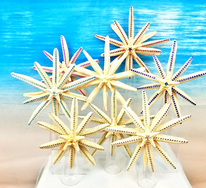 STARFISH Tree Topper Beach Tree Christmas Tree Wedding - Etsy