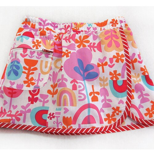 Skort Shorts Pattern for Girls and Toddlers. Skirt Sewing Pdf - Etsy
