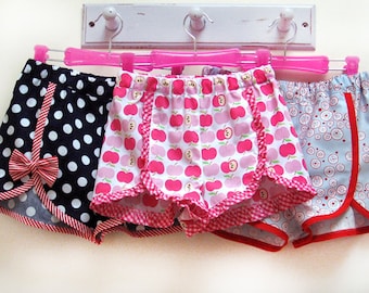 Seaside Shorts PDF Sewing Pattern: Girls English - Etsy