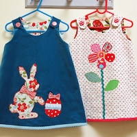 Easy Girl Pattern | A Line Overall Jumper Dress PDF Sewing Pattern for ...