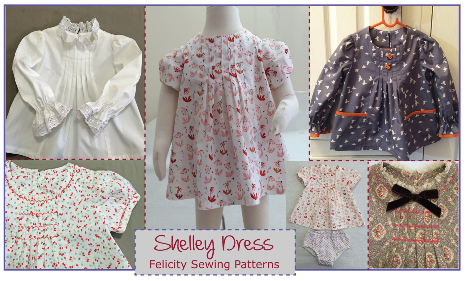 Baby-toddler Dress Pdf Sewing Pattern-shelley Dress-top-sizes 00-8 ...