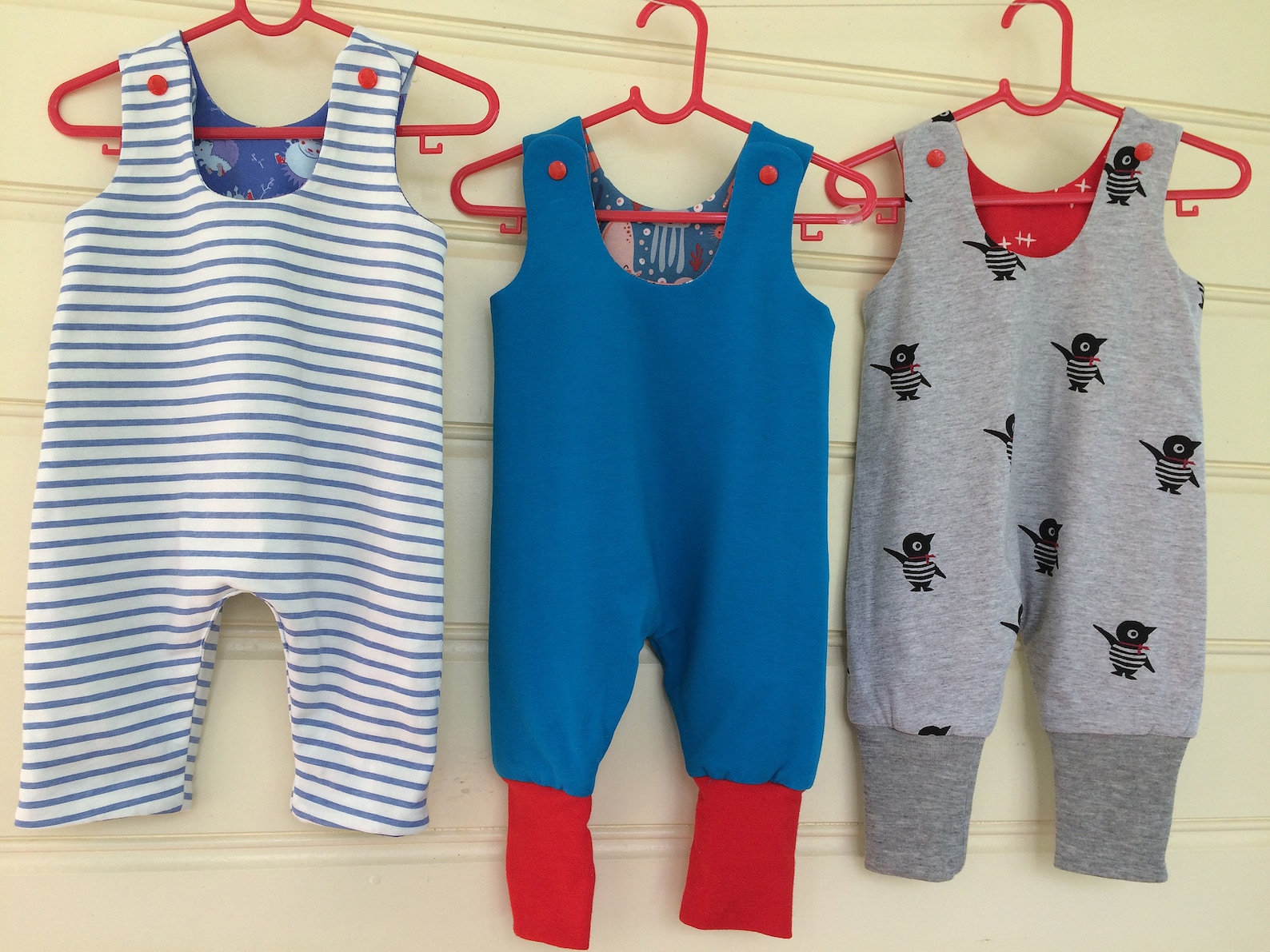 Baby Romper Pdf Sewing Pattern Kindy Knit Romper Baby's Reversible Knit ...