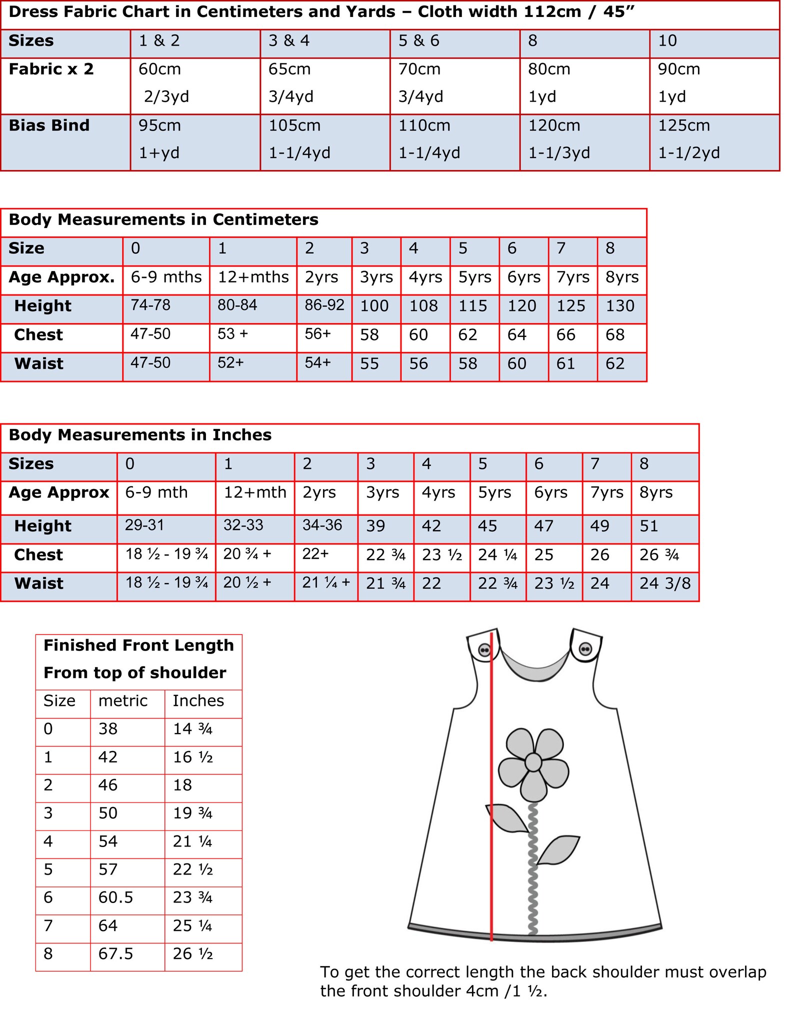 Girls Reversible Jumper Dress Pdf Sewing Pattern Petal - Etsy