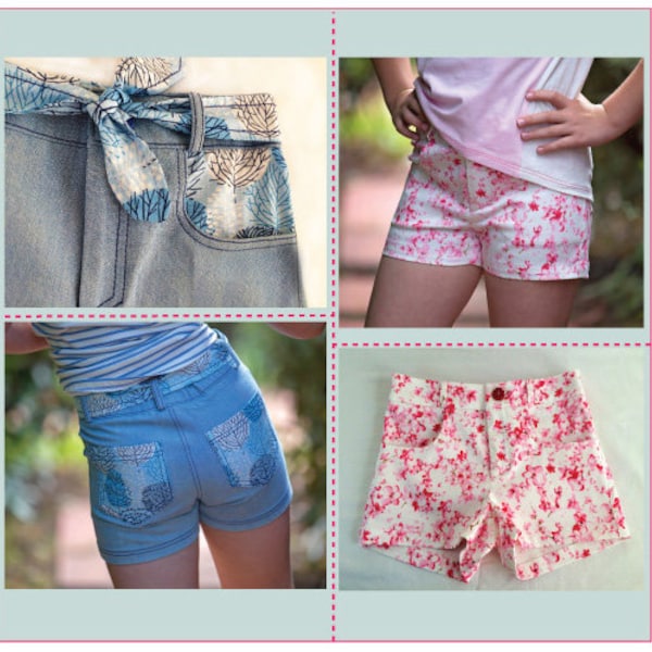 Girls Shorts Pattern - Etsy