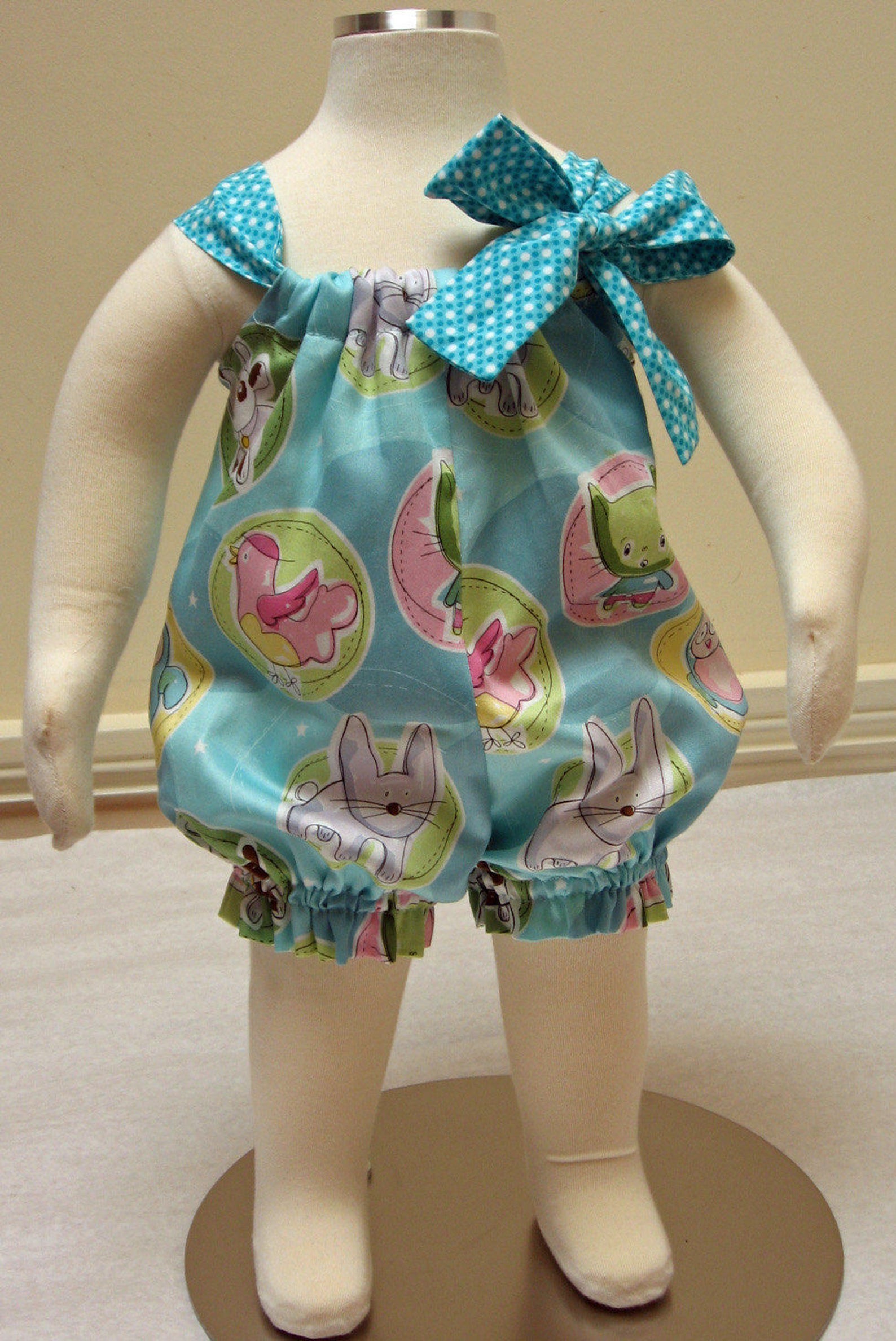 Baby Romper Pdf Sewing Pattern Easy Baby Romper Pattern Sizes 3 Months ...
