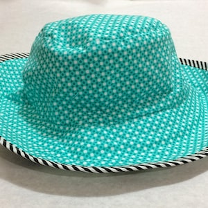 Sun Hat Pdf Sewing Pattern for Adults and Kids Sizes, Reversible Fabric ...