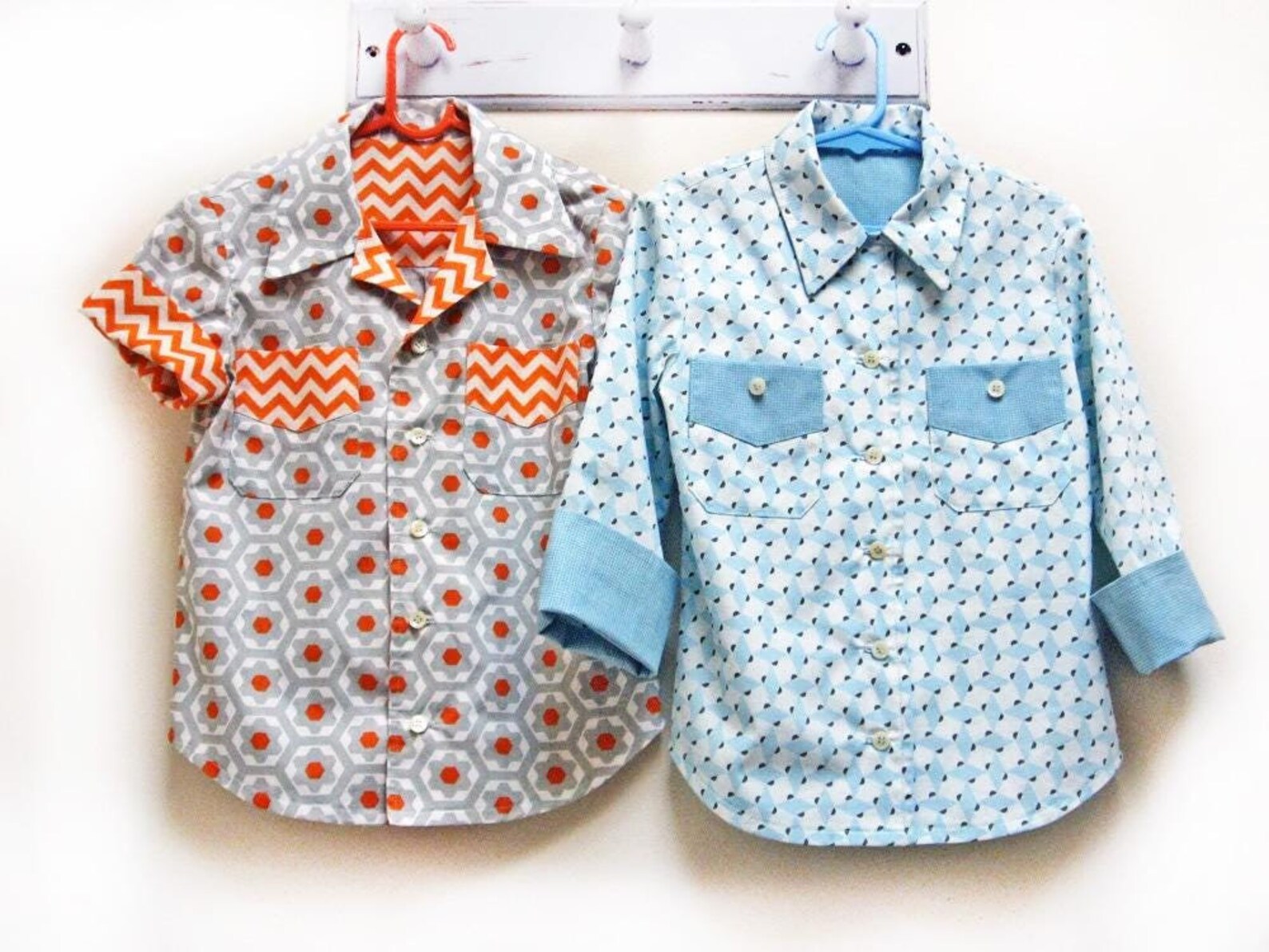 Unisex Kid's Casual Shirt Pattern Sizes 4 to 14 Years, All Seasons, PDF ...