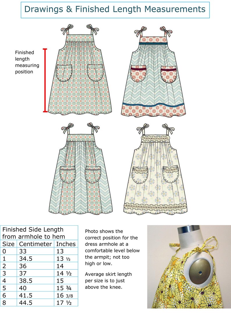 Girl and Baby Sundress Sewing Pattern Daisy Sundress Digital - Etsy
