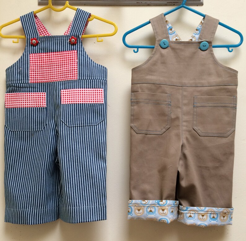 Kids Overalls/romper Pdf Sewing Pattern for Boy or Girl Ollie - Etsy ...