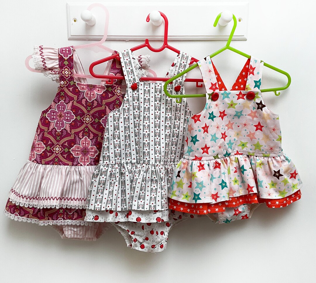Baby Girls Romper Pdf Sewing Pattern TINKERBELLE Romper Sizes 3 Months ...