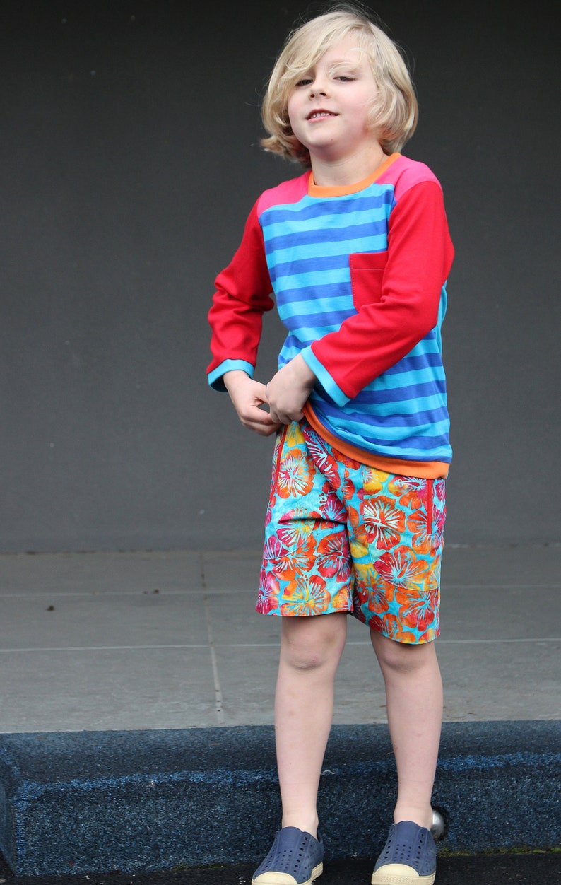 Fun Summer Shorts and Long Pants Pdf Sewing Pattern for Kids - Etsy