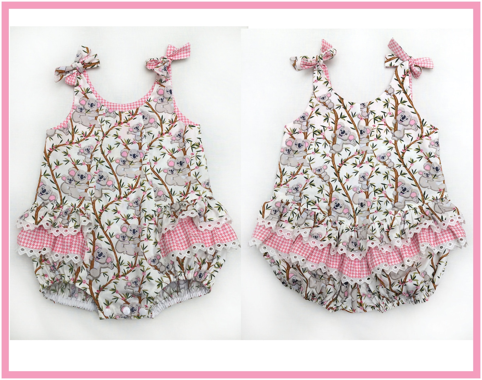 Ruffled Romper Sewing Pattern Baby Romper Pdf Sewing Pattern | Etsy