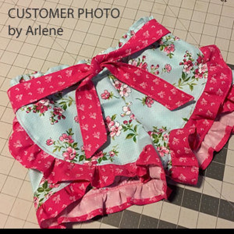 Girl's Ruffled Shorts Sewing Pattern, Ruffled Shorts Pdf Sewing Pattern ...