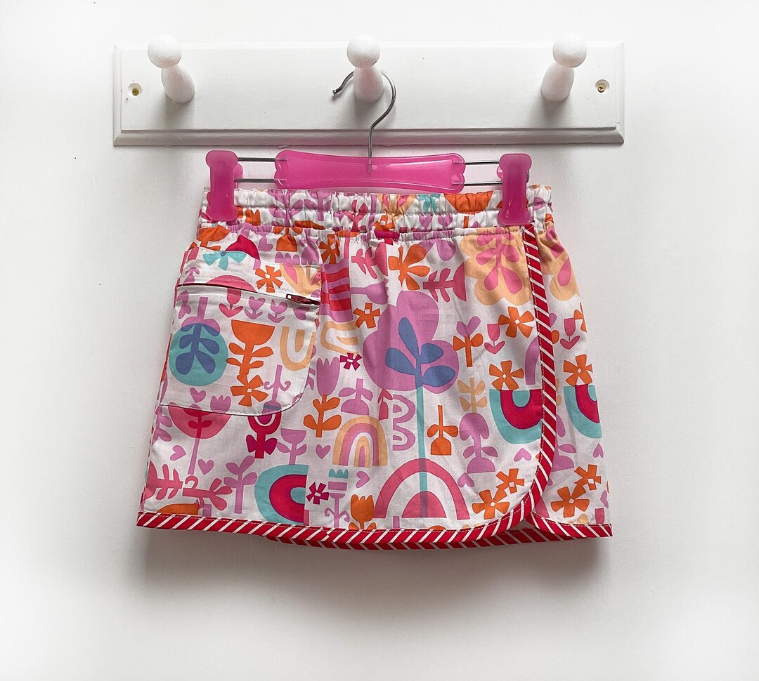 Girls Skort-suzie Skort Pdf Sewing Pattern-2 to 14 Years-two Styles ...
