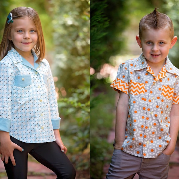 Western Shirt Sewing Pattern - Etsy