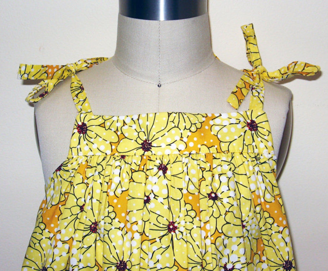 Girls Sundress Pdf Sewing Pattern Daisy Sundress Baby - Etsy
