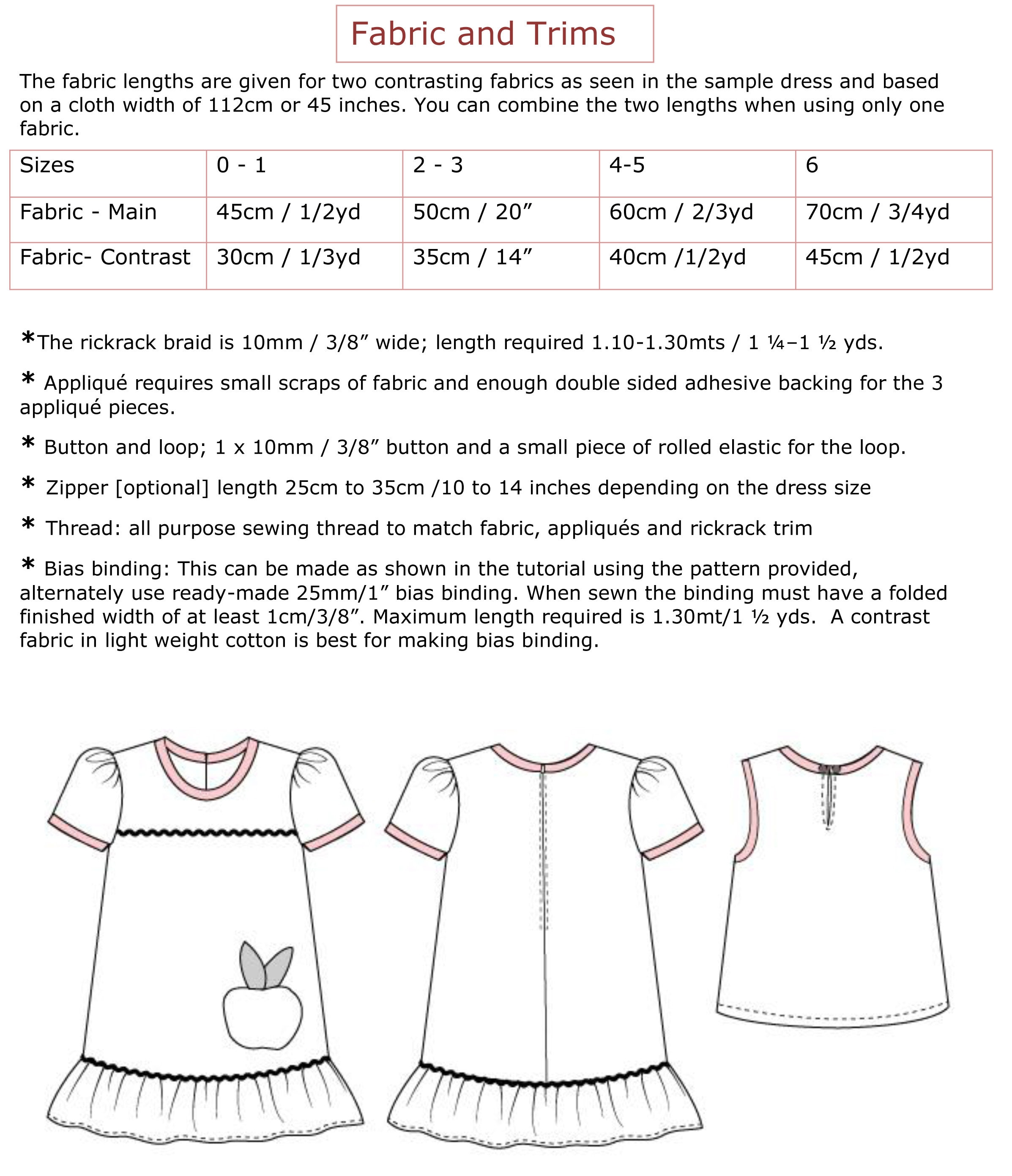 Girls Dress Pattern Sizes 6 Months to 6 Years POLLY PIPPIN | Etsy