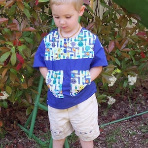 Kids Casual Shirt Pdf Sewing Pattern-kieran Shirt-size 2 to 12 Years ...