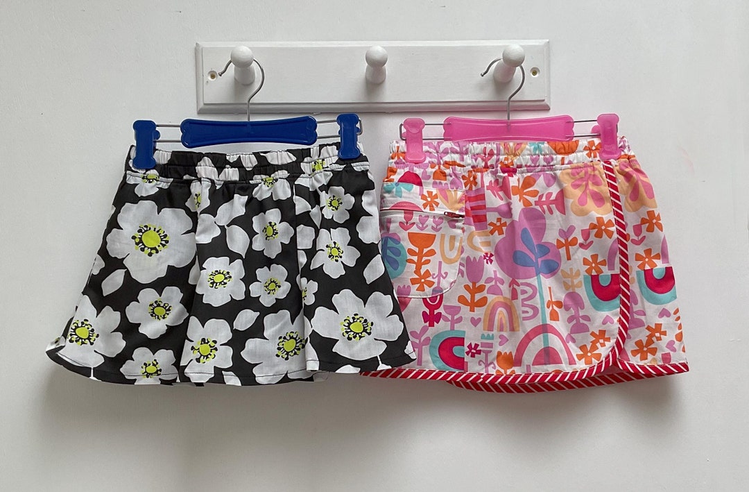 The Suzie Skort-shorts With Attached Skirt- Pdf Sewing Pattern for ...