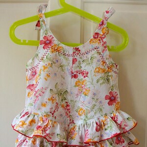 Baby Girl's Ruffled Romper, Rosebud Baby Romper Pdf Sewing Pattern ...
