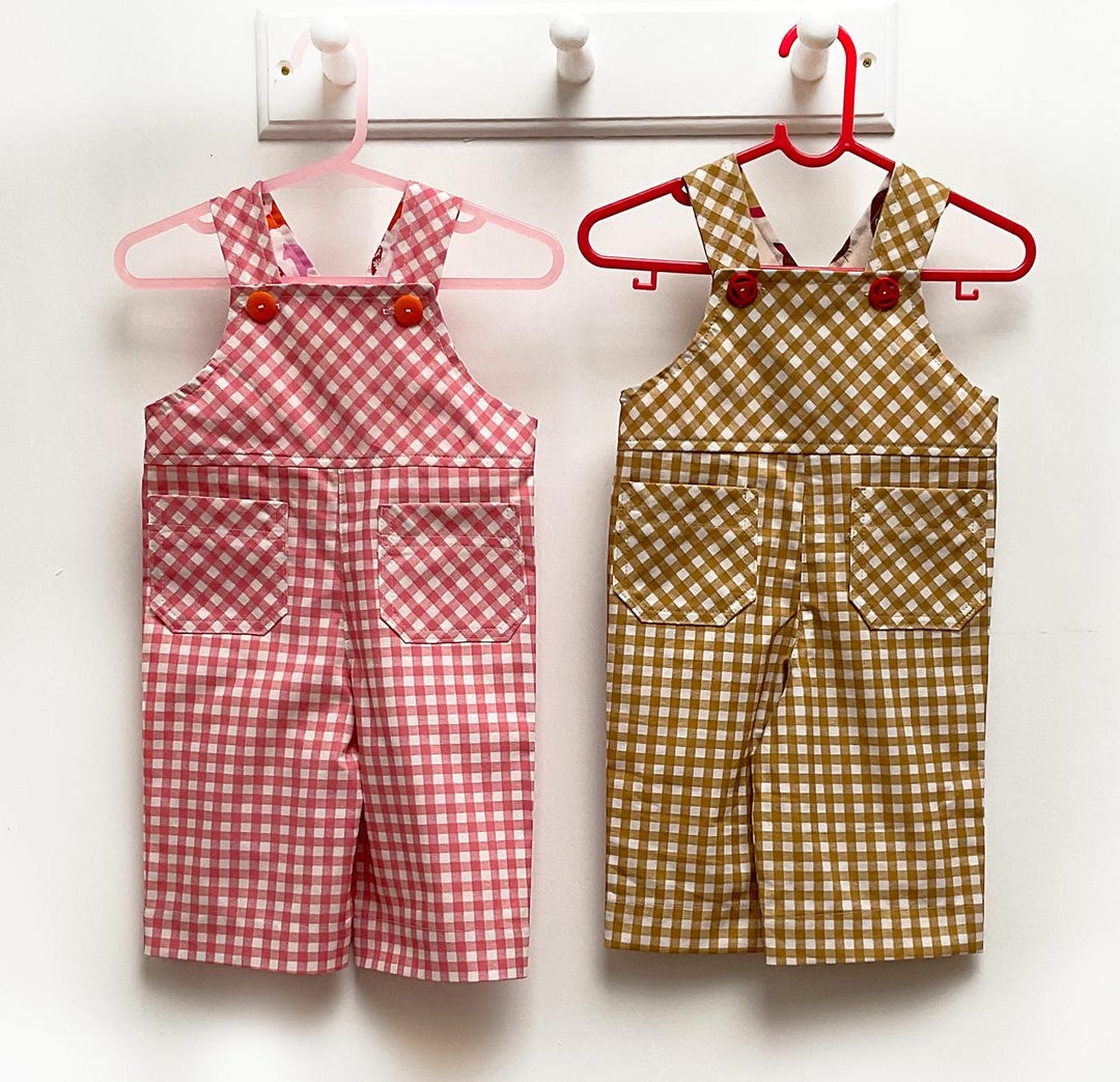 Boy Romper/overalls Pdf Sewing Pattern Ollie Overalls Sizes 3+months to ...