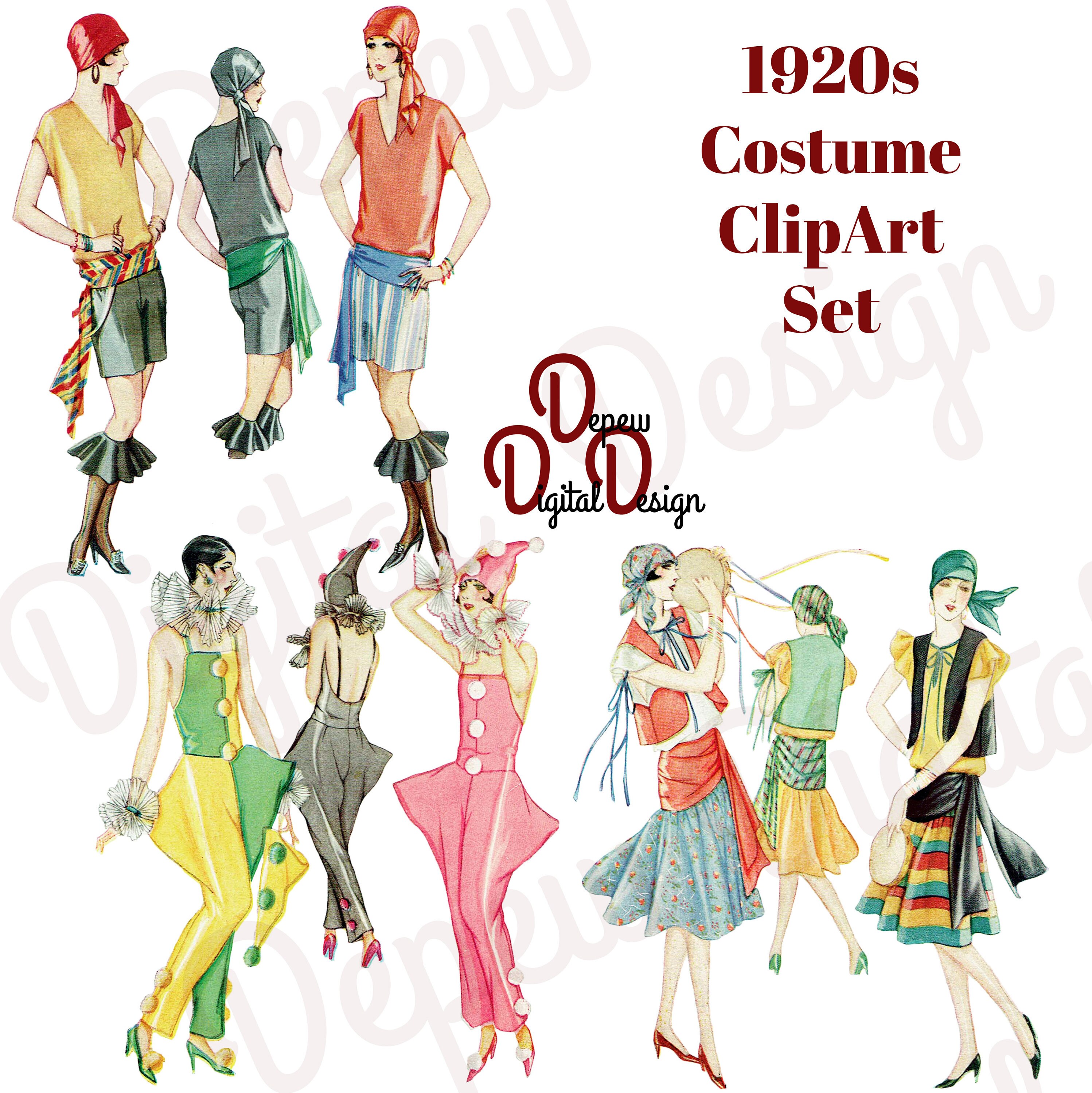 1920s Dancing Clipart